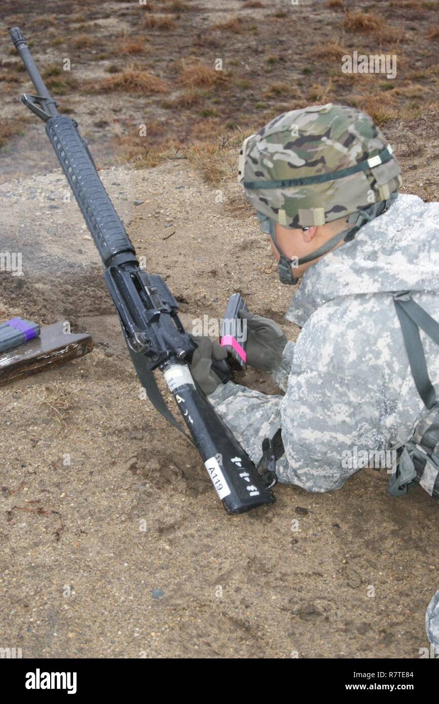 Competitor Staff Sgt. Raymond Velez, Jr., of the 94th Training Division ...