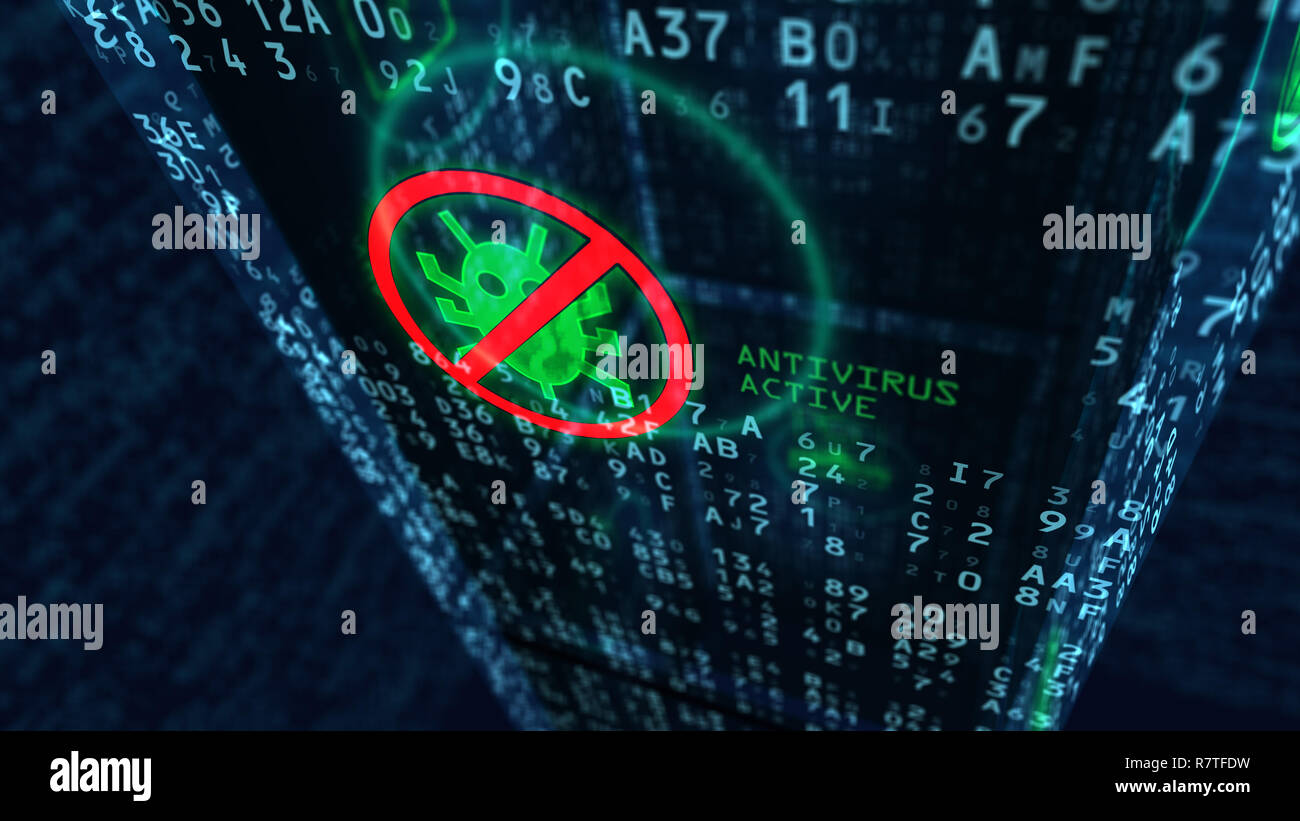 Cybersecurity illustration hi-res stock photography and images - Alamy