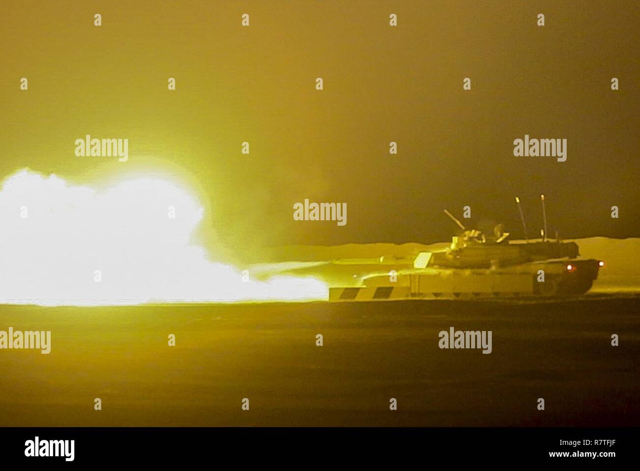 A 3rd Armored Brigade Combat Team, 1st Cavalry Division M1A2 Abrams ...