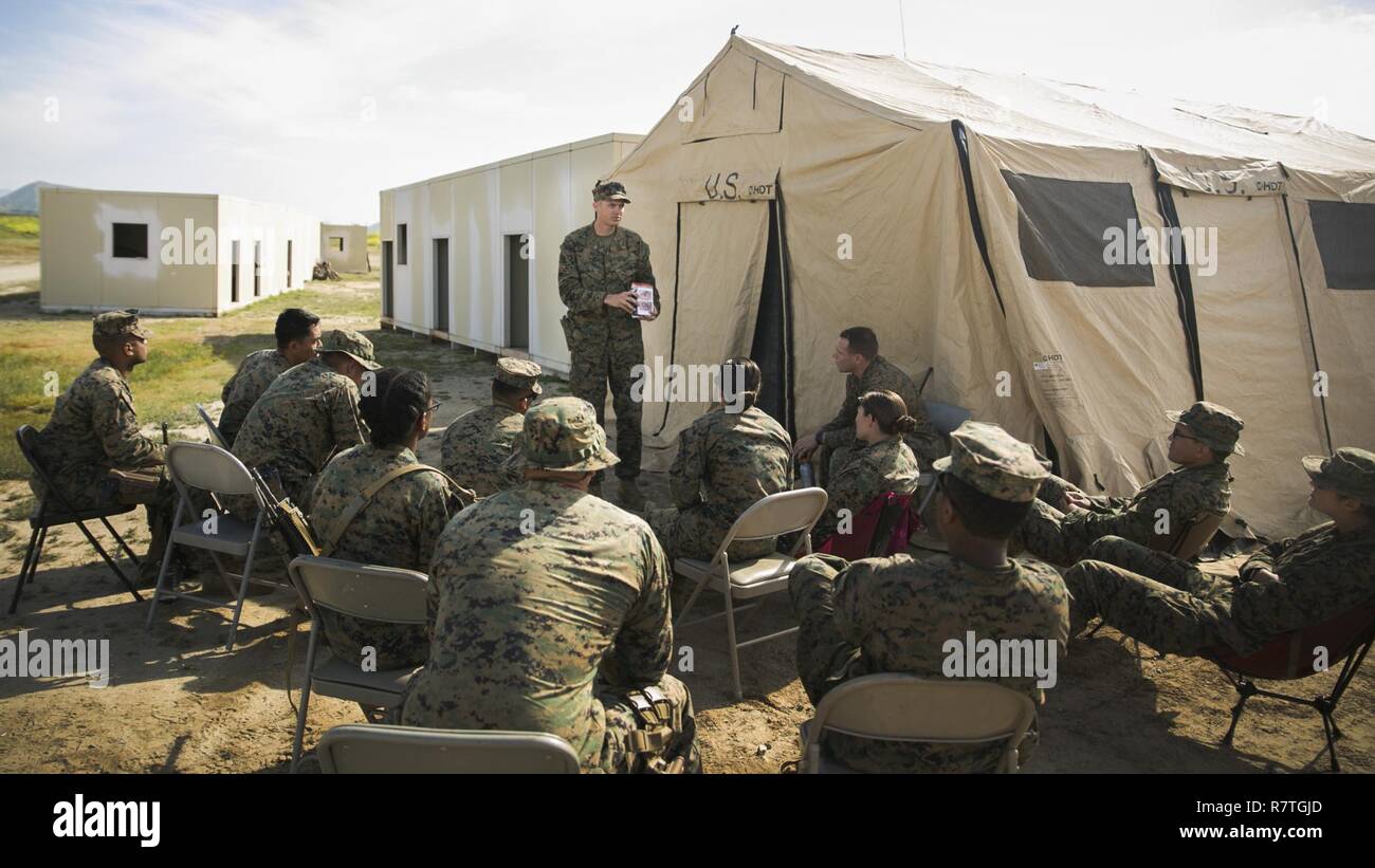 MARINE CORPS BASE CAMP PENDLETON, Calif. – Navy Corpsman with Combat ...