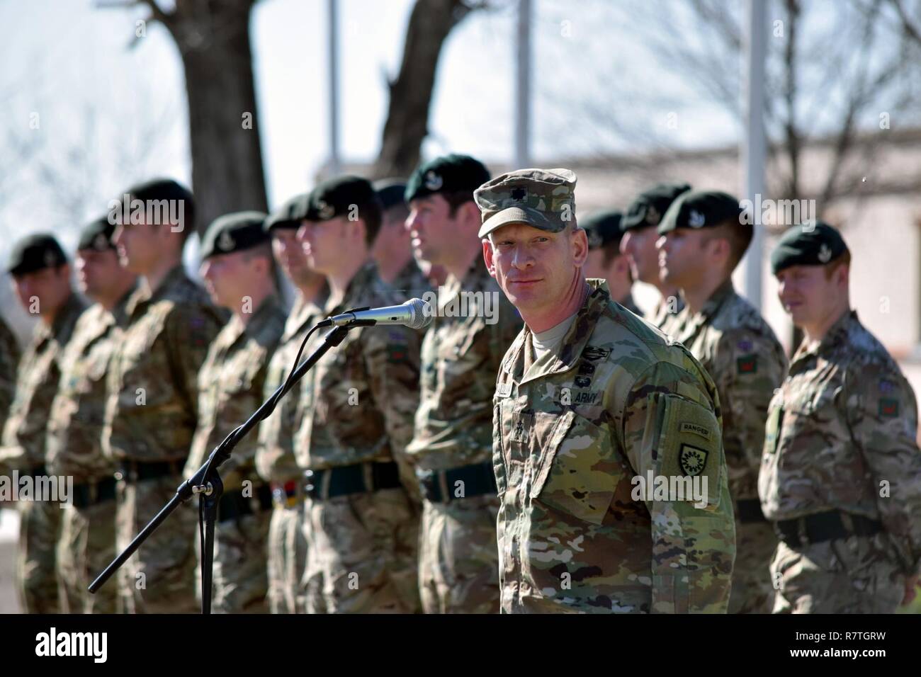 Lt. Col. Kent Cavallini, deputy commander of the 149th Military ...