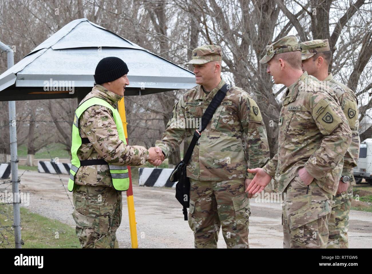 Lt. Col. Joseph Gardner, commander of the Kentucky National Guard 149th ...
