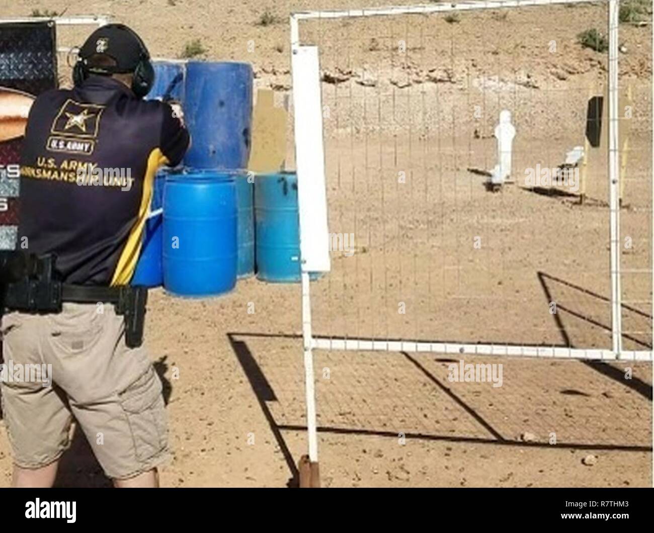 Target shooting at moving target hi-res stock photography and images ...