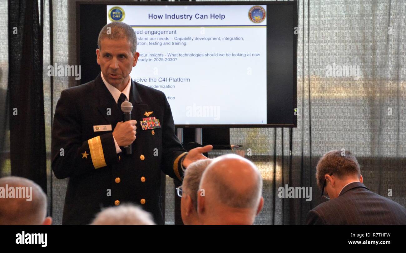 National Harbor, Md. (Apr. 4, 2017) Rear Adm. Carl Chebi, Program ...
