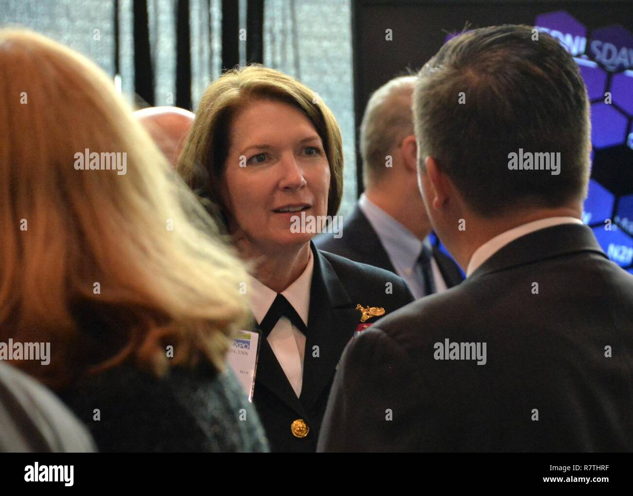 National Harbor, Md. (Apr. 4, 2017) Rear Adm. Nancy Norton, Director of ...