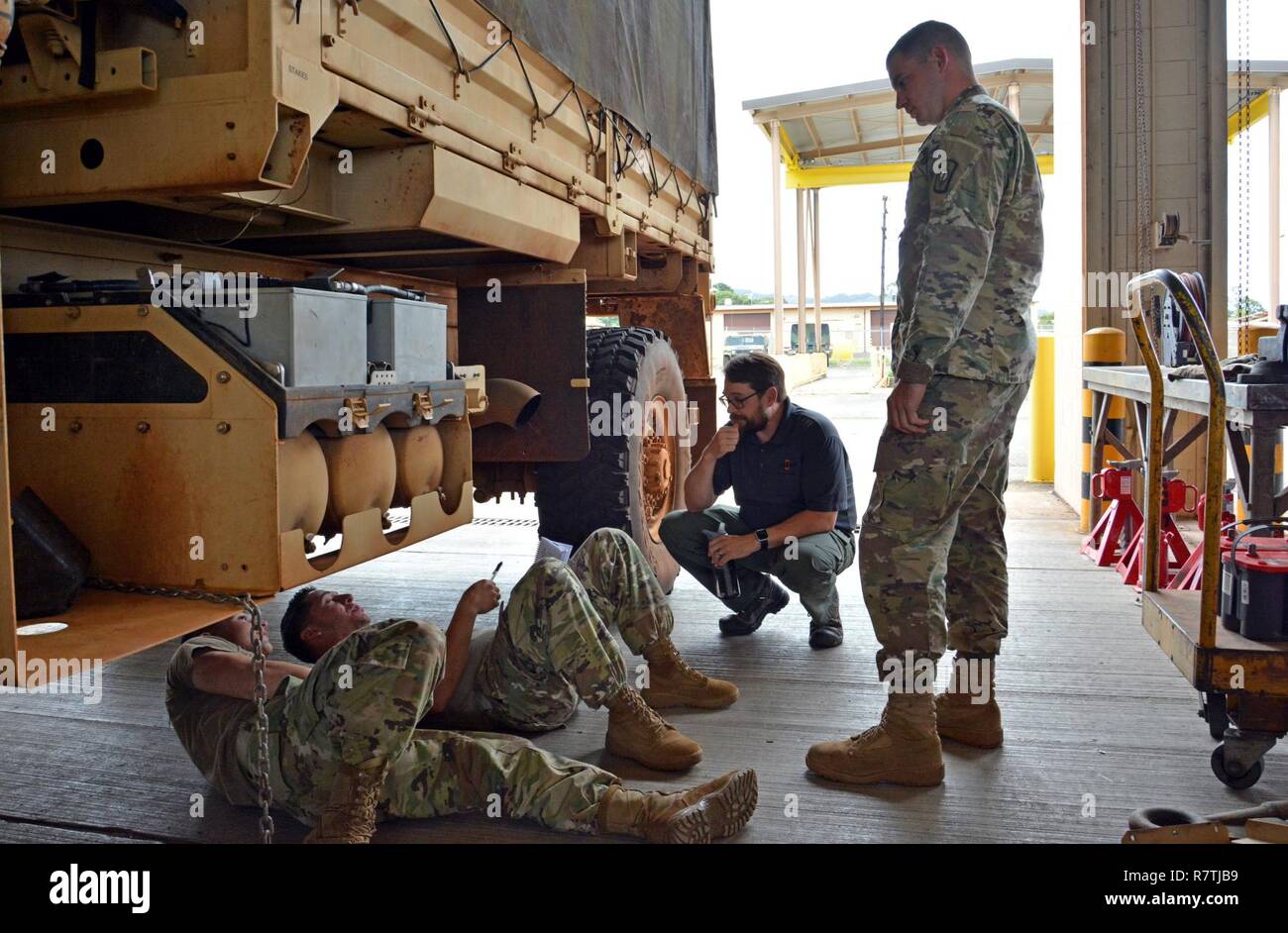 SCHOFIELD BARRACKS, Hawaii- Wheeled vehicle mechanics from the 8th ...