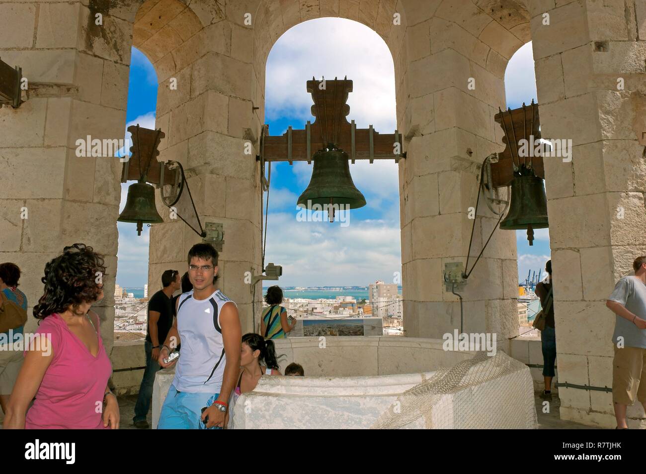 Cathedral - West Tower - 18th century, Cadiz, Region of Andalusia ...