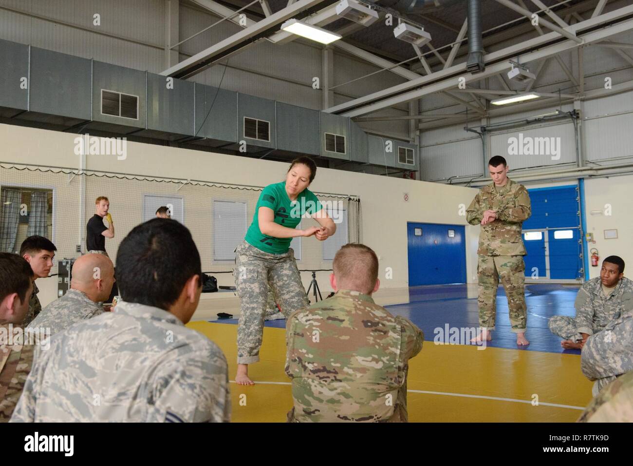 U.S. Army Staff Sgt. Maria Acuna, with Allied Forces Northern Europe ...