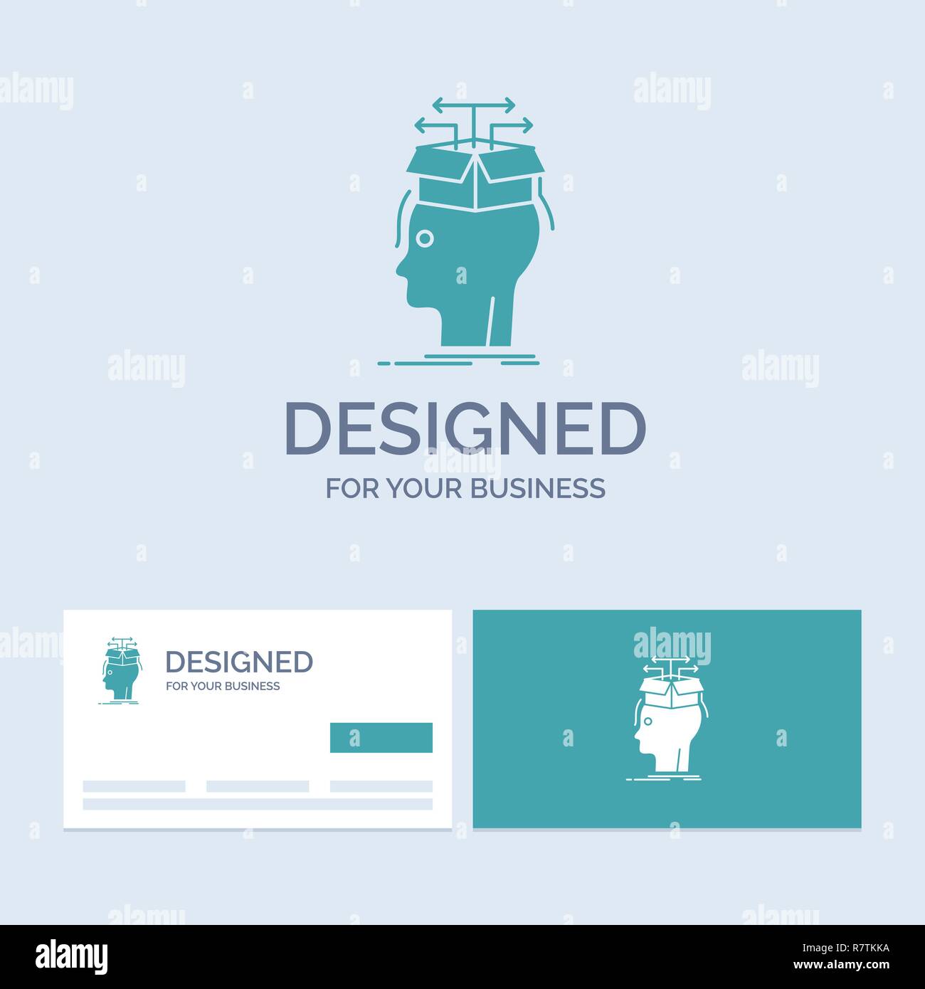 Data, extraction, head, knowledge, sharing Business Logo Glyph Icon ...