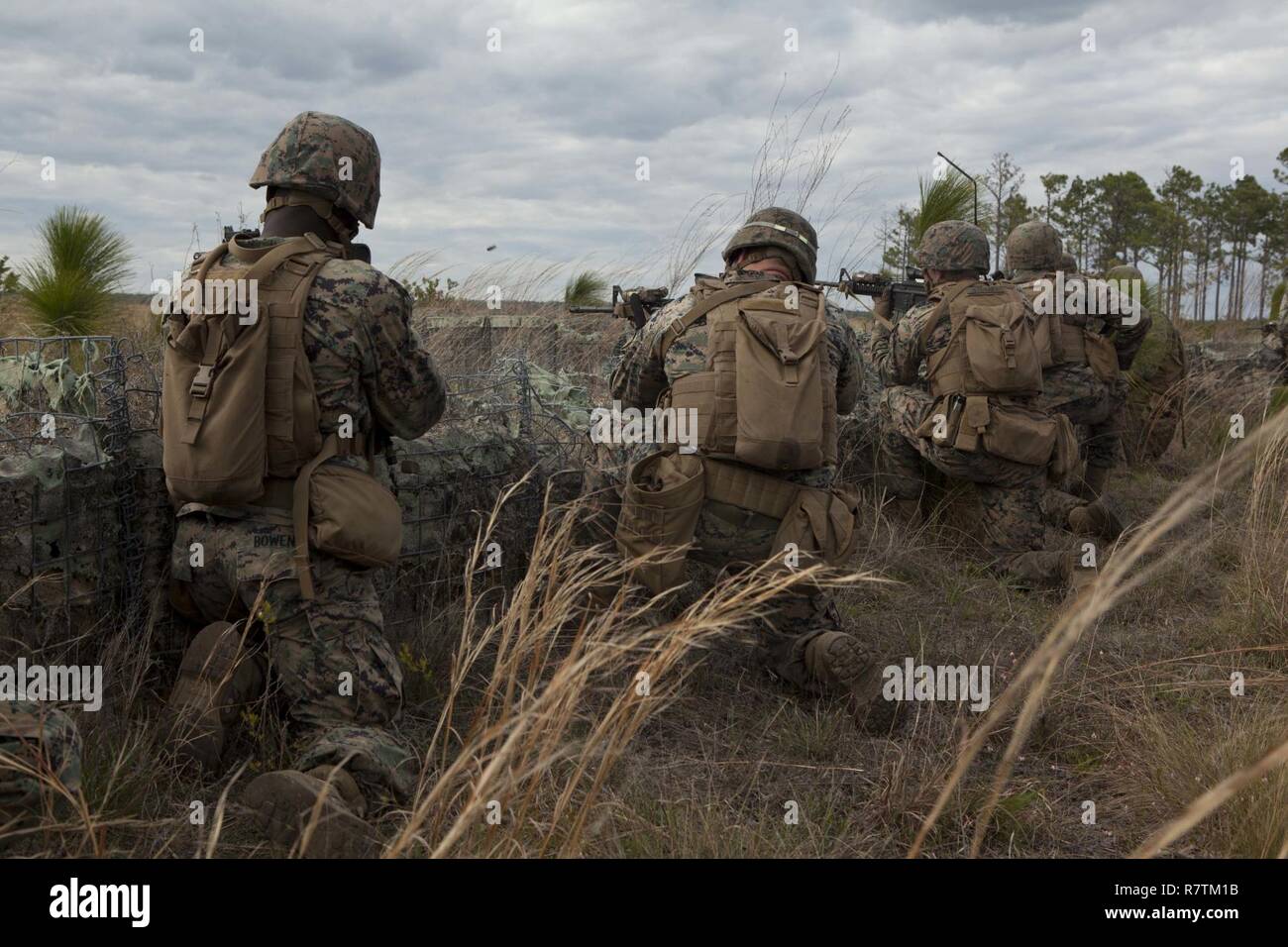 U.S. Marines assigned to Advanced Infantry Training Battalion the ...