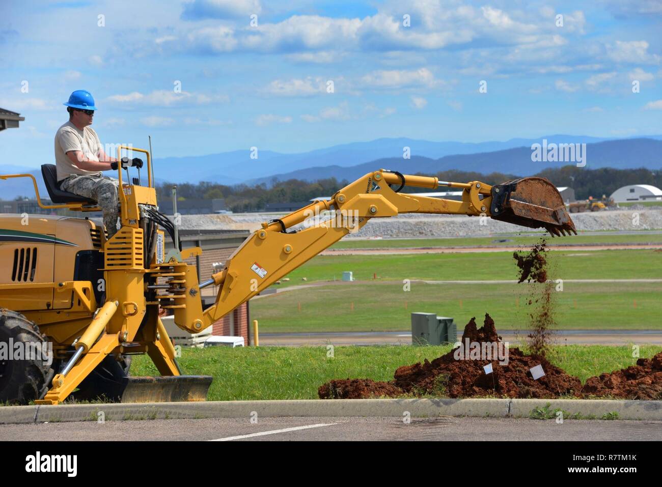 SSgt David Johnson, a technician with the 241st Engineer Installation ...
