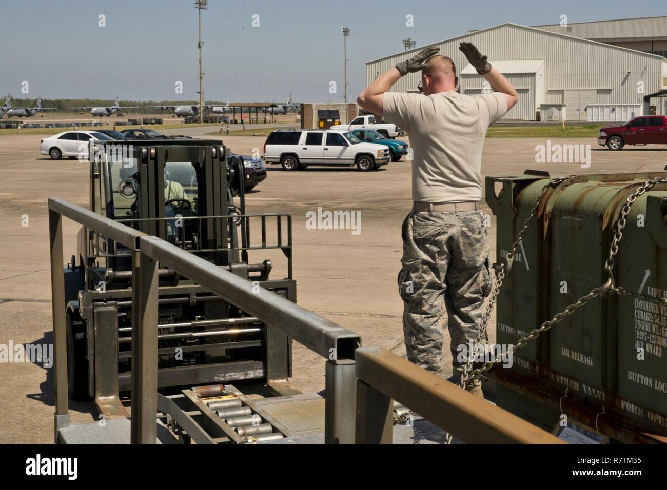 U.S. Air Force Reserve Tech Sgt. Jason Gibson, air transportation ...