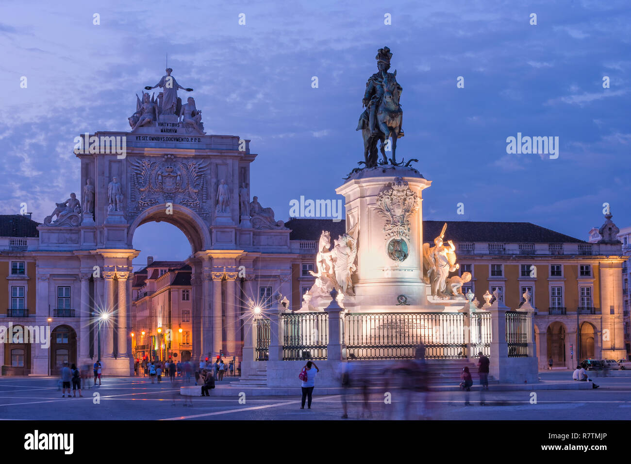 Rua do comercio baixa district lisbon hi-res stock photography and ...