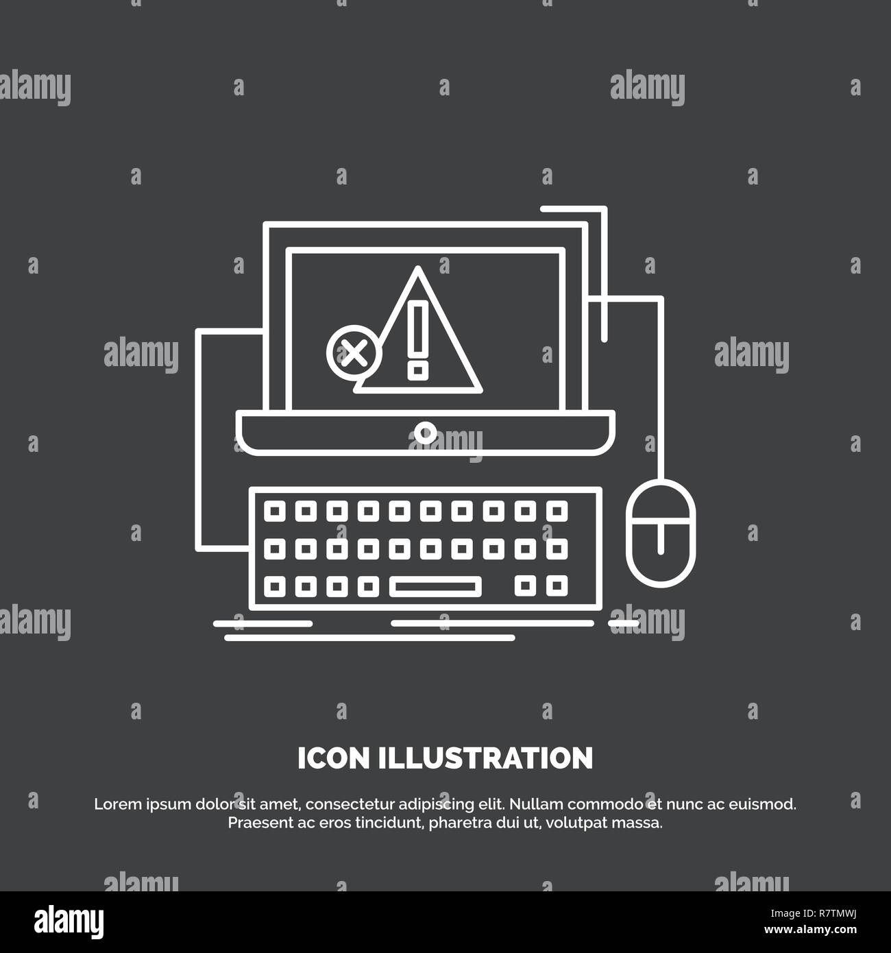 Interrupted vector vectors hi-res stock photography and images - Alamy