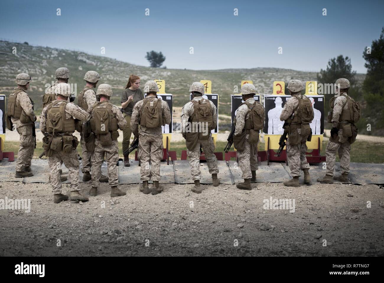 U.S. Marines and Israeli Defense Soldiers train together, March 22 ...