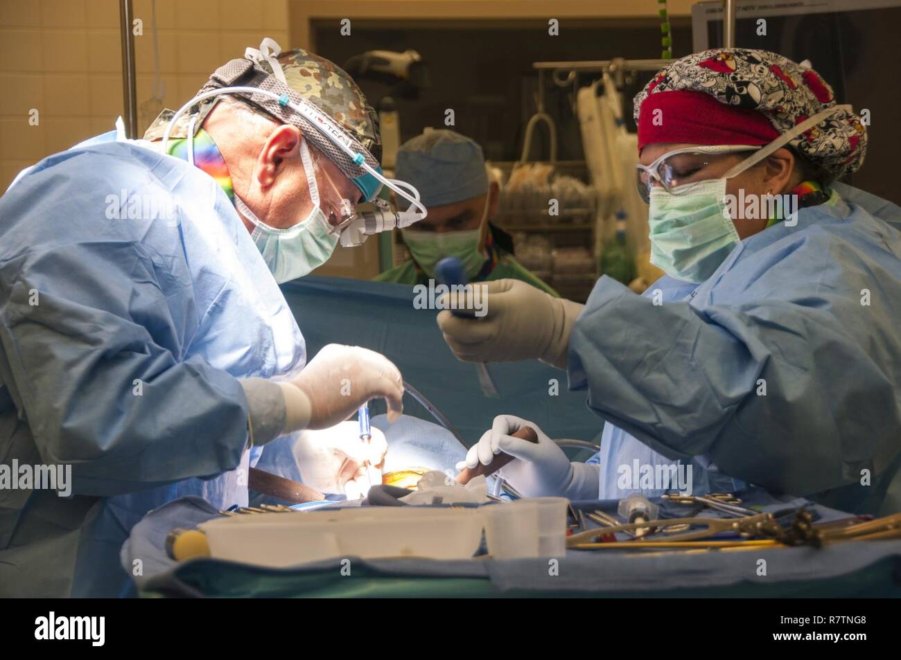 Dr. Pedro Caram Sr. (left), senior neurosurgeon, Neurology Clinic ...