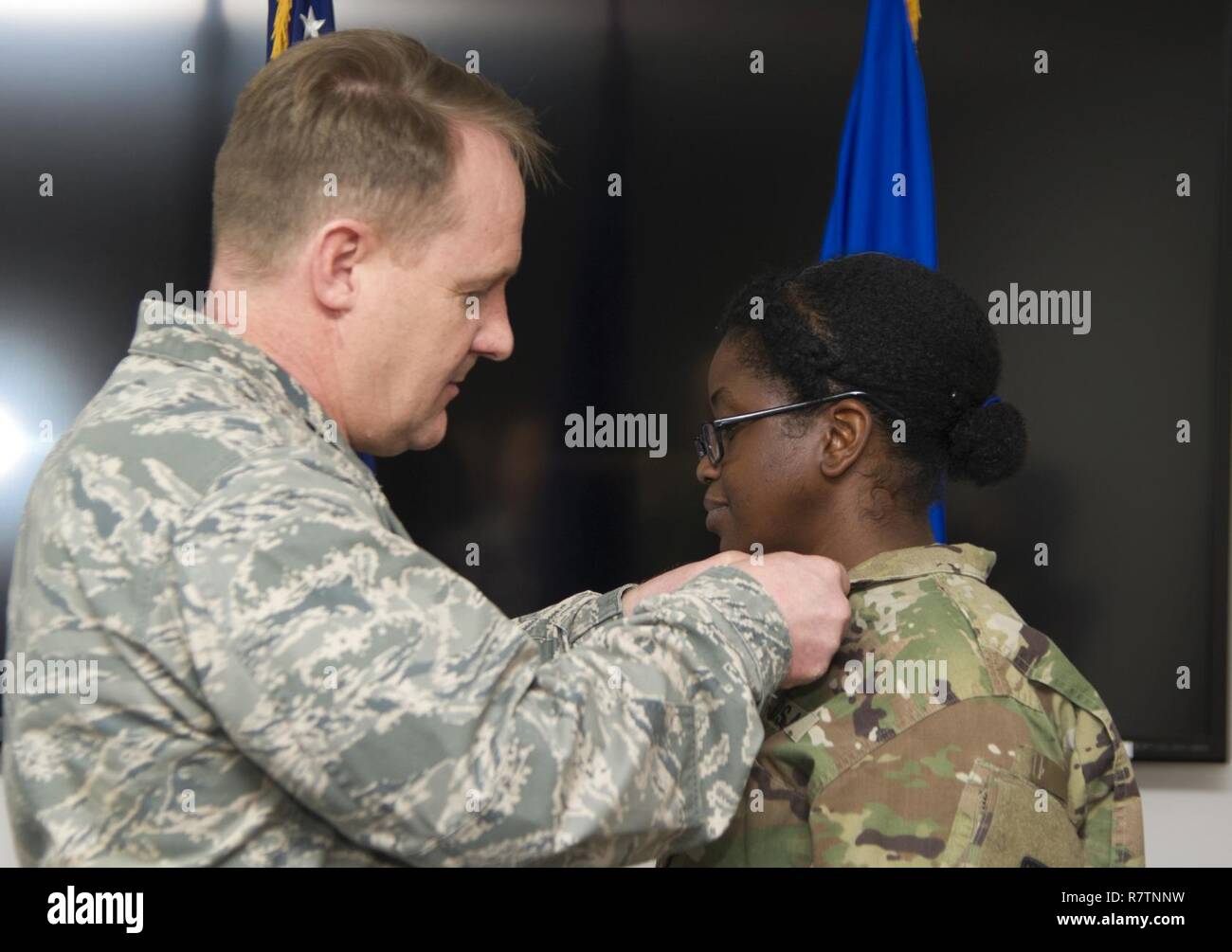 U.S. Air Force Col. Daniel Knight, 673d Mission Support Group commander ...