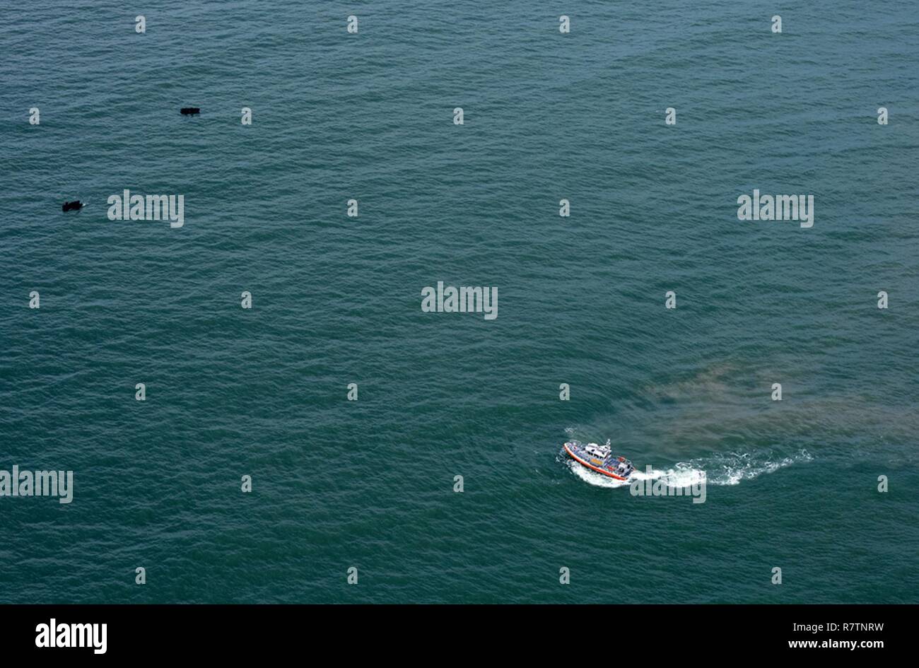 A Coast Guard 45-foot Response Boat-Medium crew from Station ...