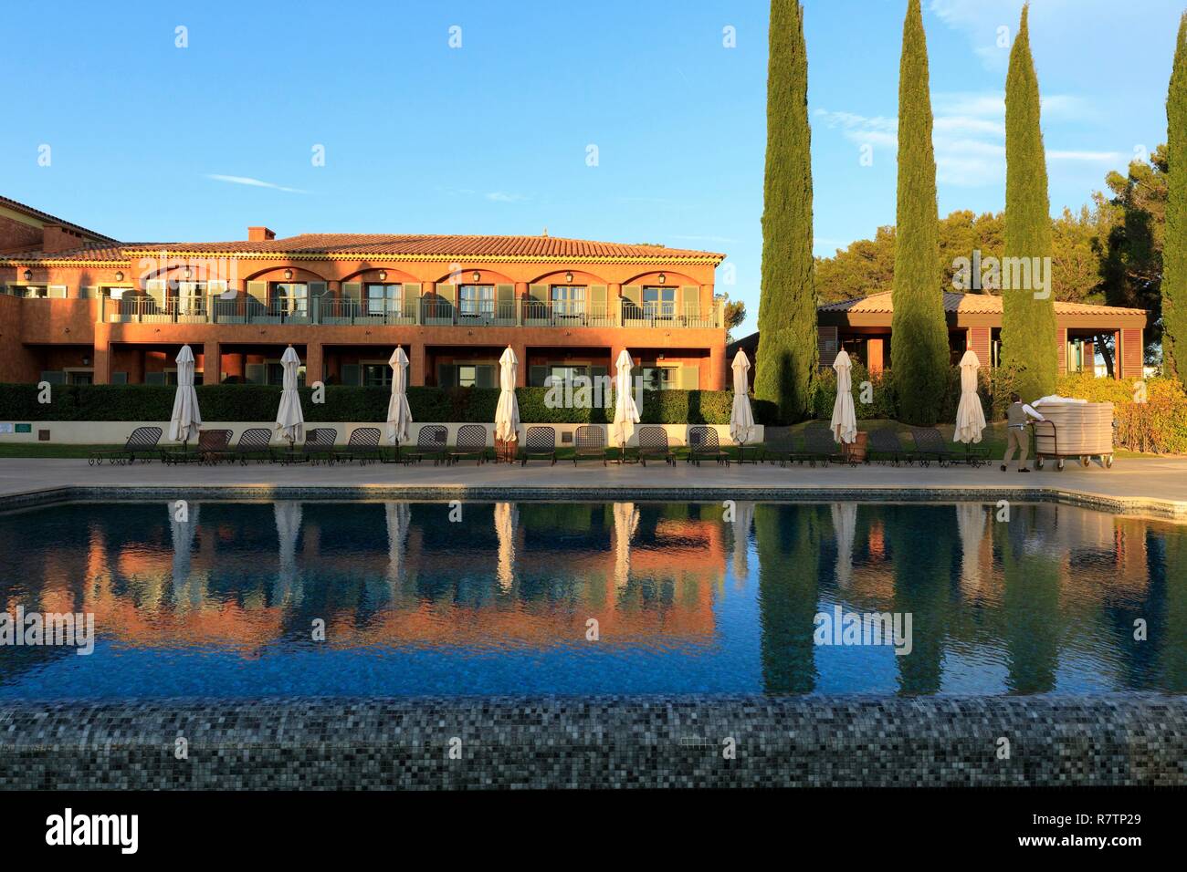 France, Var, Le Castellet, Hotel du Castellet Stock Photo - Alamy