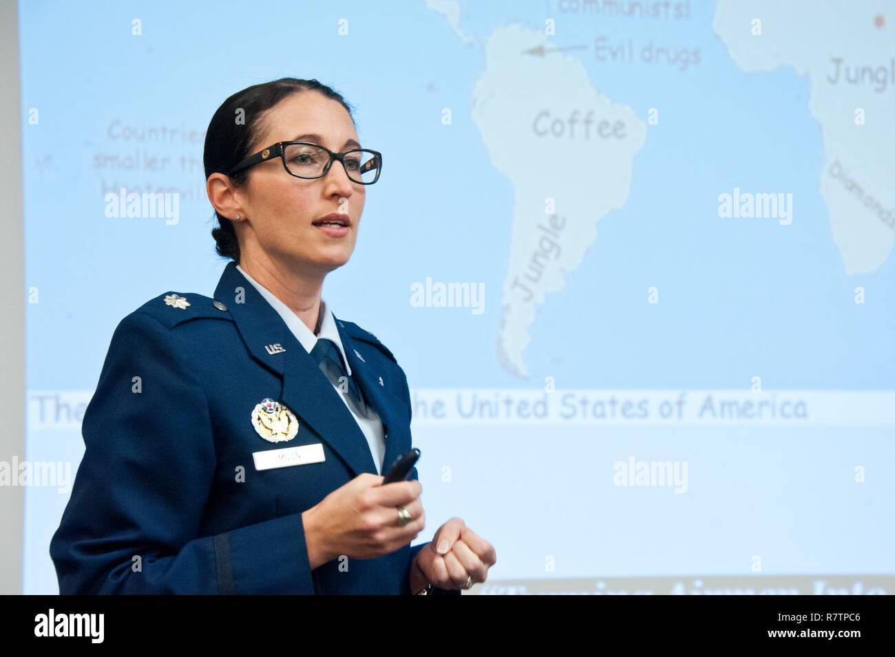 Maxwell AFB, Ala. - Lieutenant Colonel Kelli Moon, Department Chair, US ...
