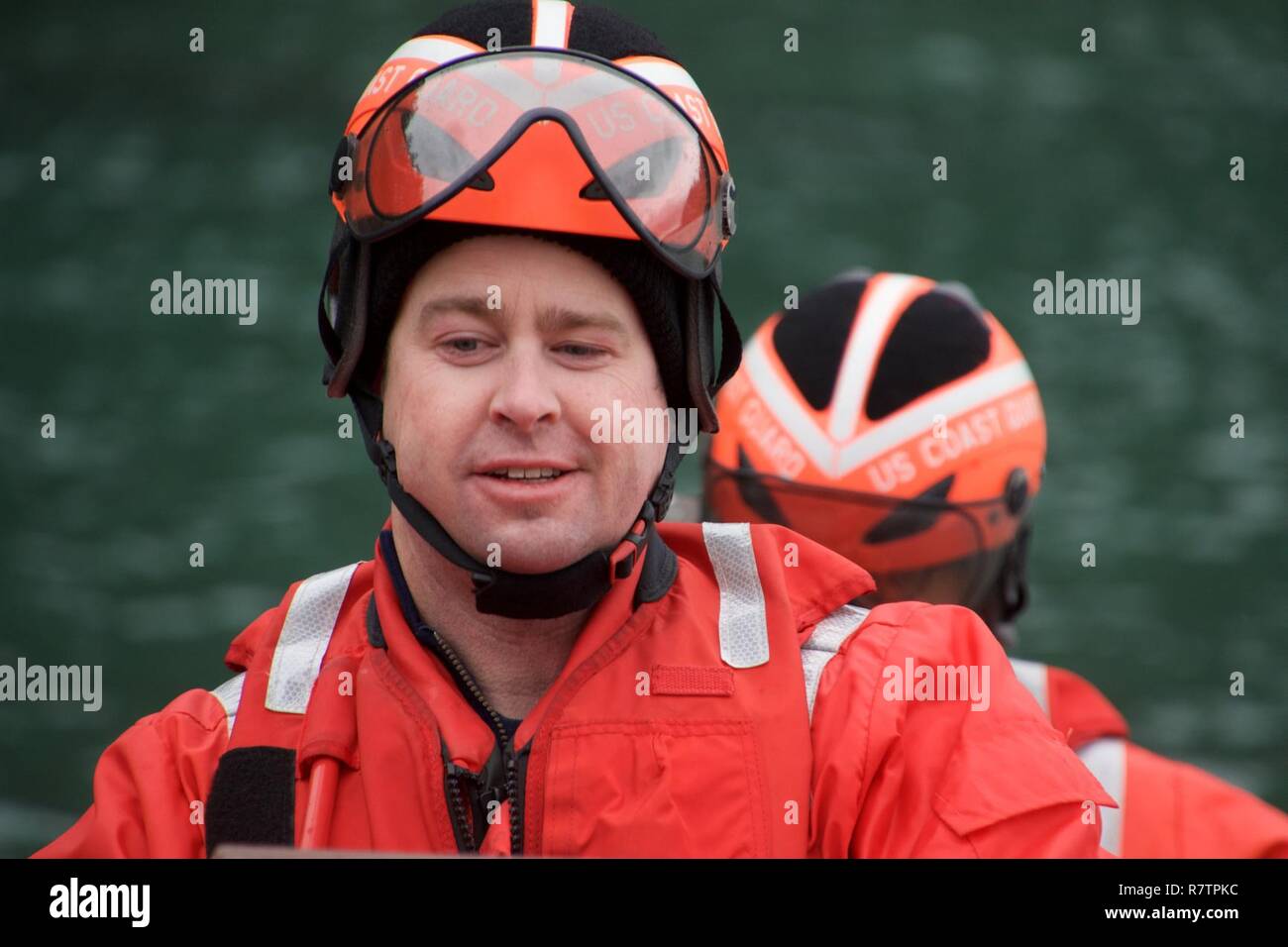 Chief Petty Officer Jared Wike and Seaman Clarissa Ojeda-Mcfeely aboard ...