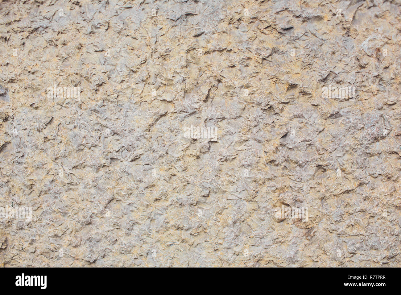 texture, background: old concrete wall with peeling plaster crumbling ...