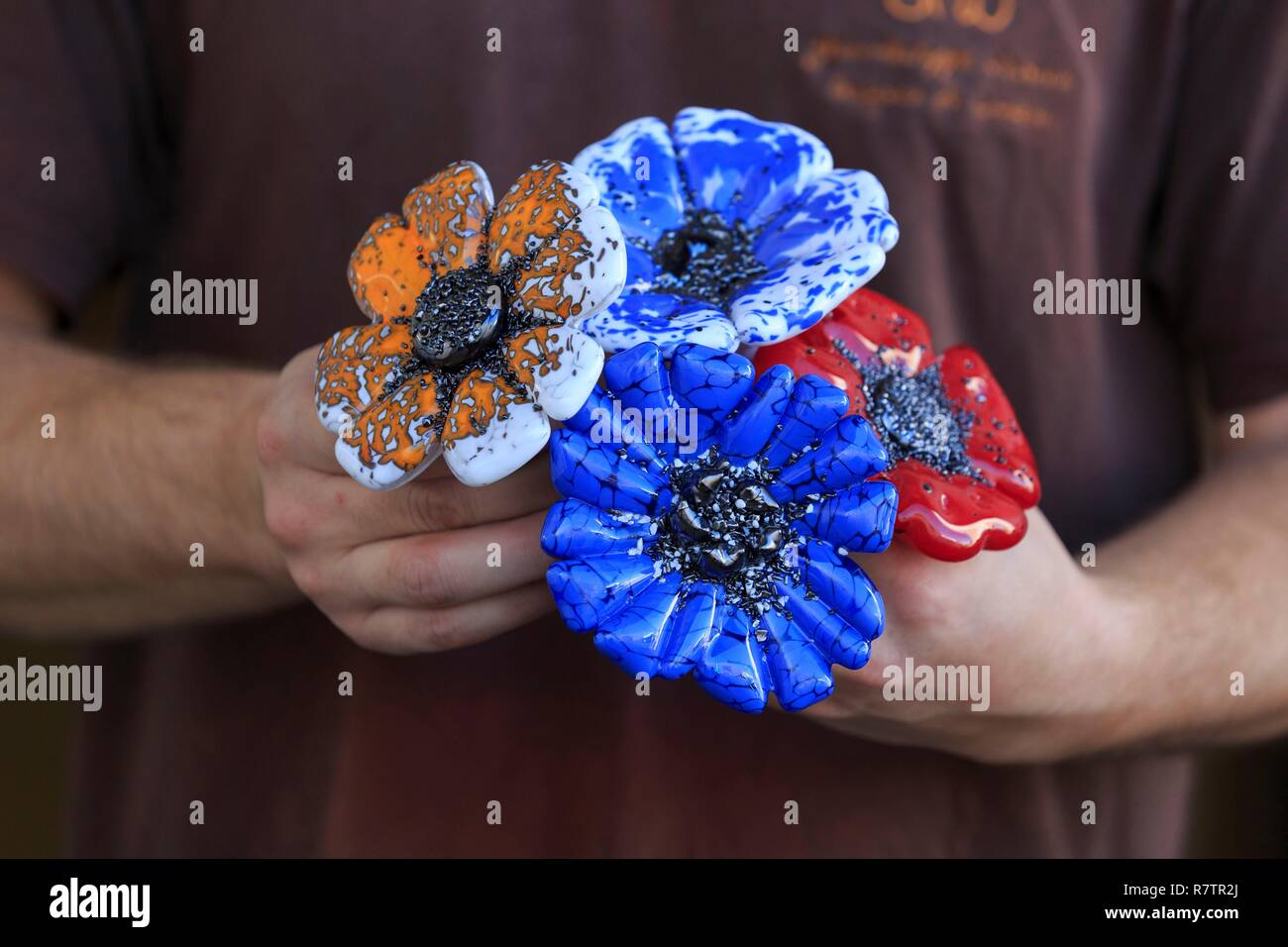 France, Var, La Seyne sur Mer, light designer Jean Philippe Weimer JPW ...