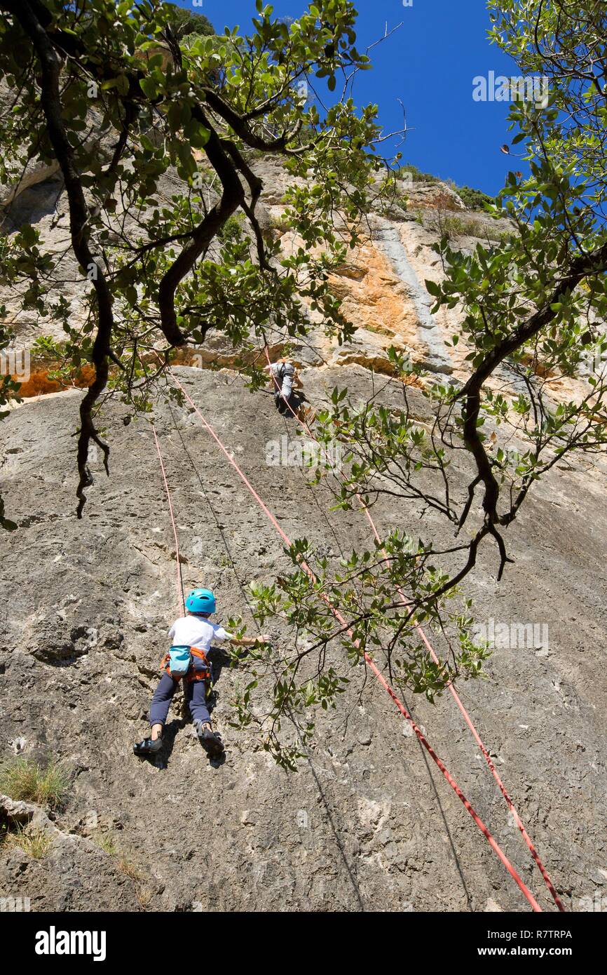 France, Var, Dracenie, Chateaudouble, Chateaudouble Gorge, Marinouns ...