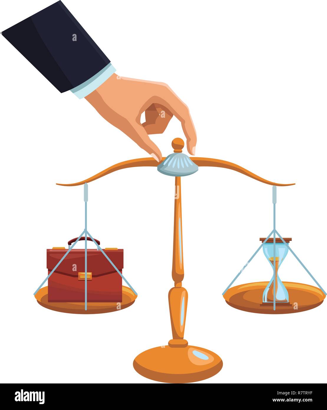 scale business and time Stock Vector Image & Art - Alamy