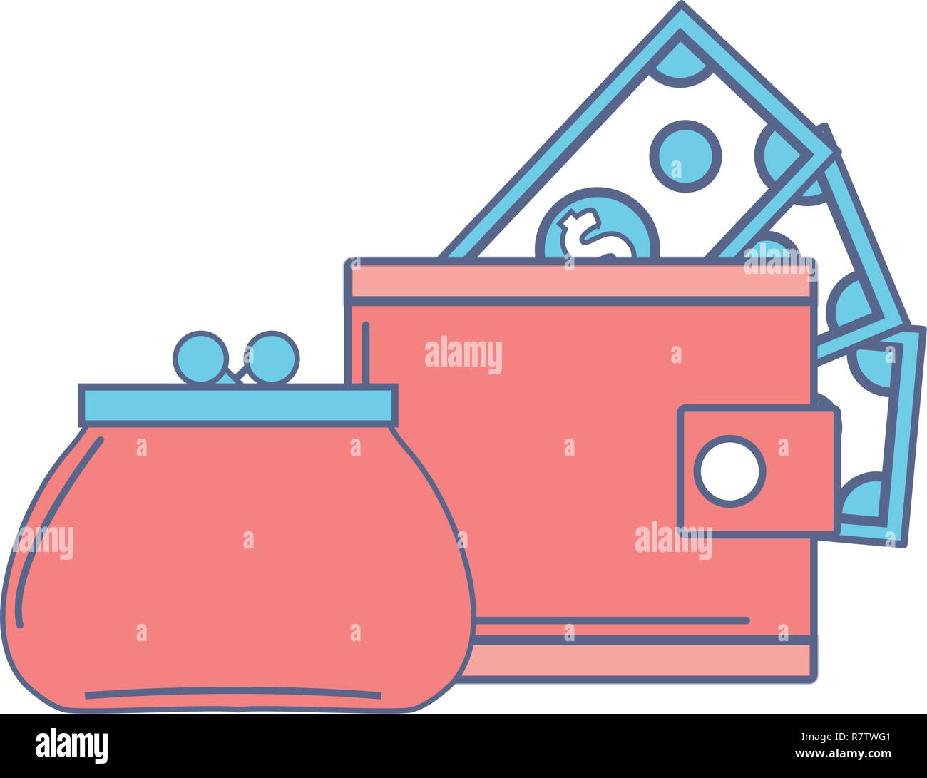 coins purse icon Stock Vector Image & Art - Alamy