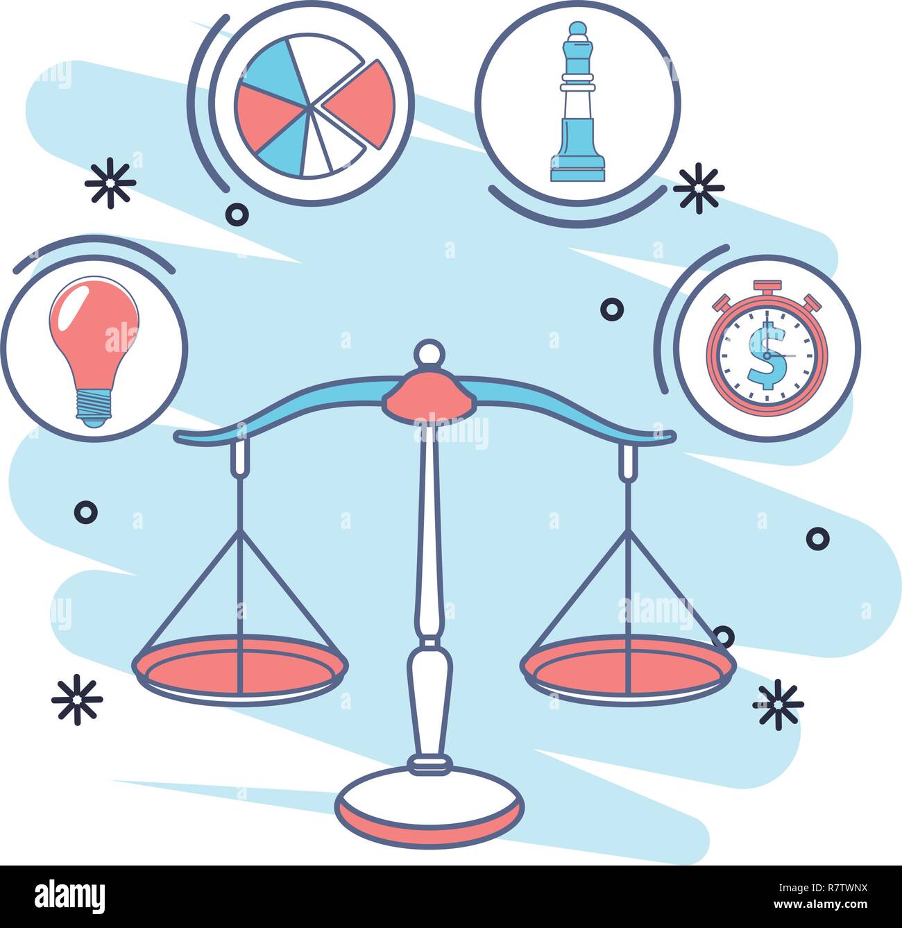 scale financial icon Stock Vector Image & Art - Alamy