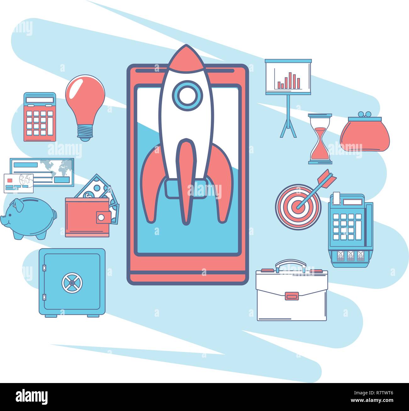 Skyrocket graph hi-res stock photography and images - Alamy