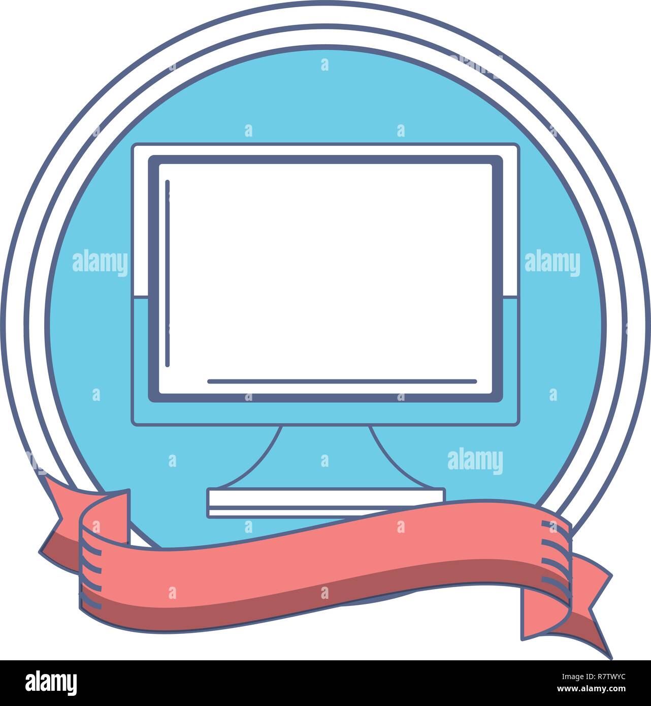 computer financial icon Stock Vector Image & Art - Alamy