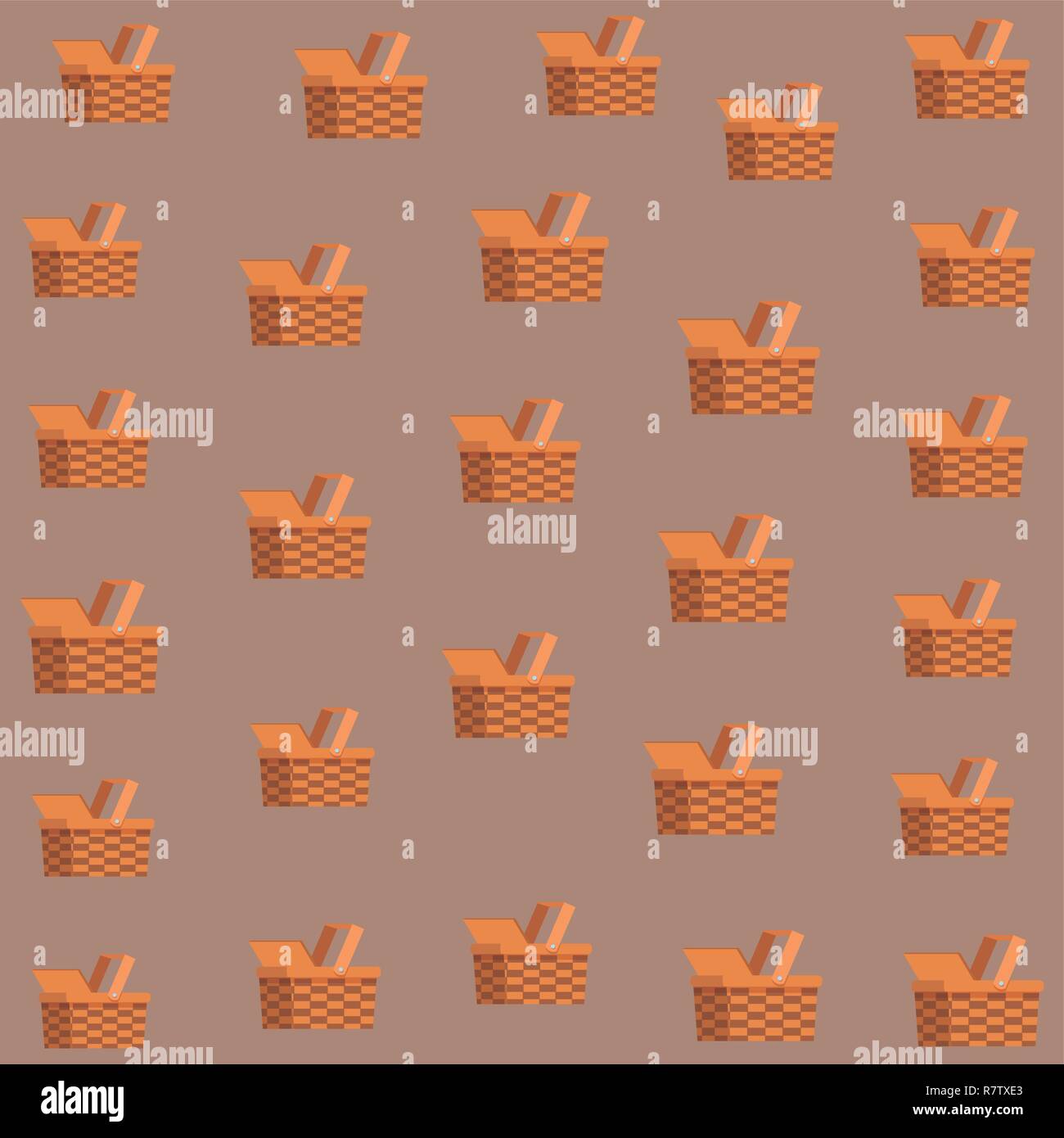 wicker basket background Stock Vector Image & Art - Alamy