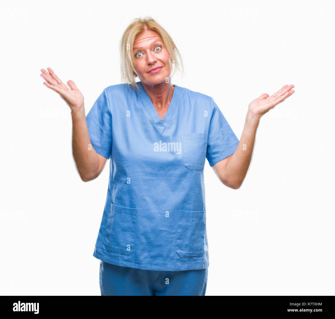 Senior nurse hospital confused hi-res stock photography and images - Alamy