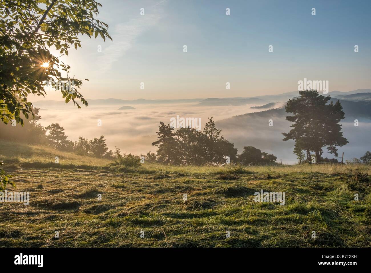 France, Haute Loire, Loire valley near Solignac sur Loire Stock Photo ...