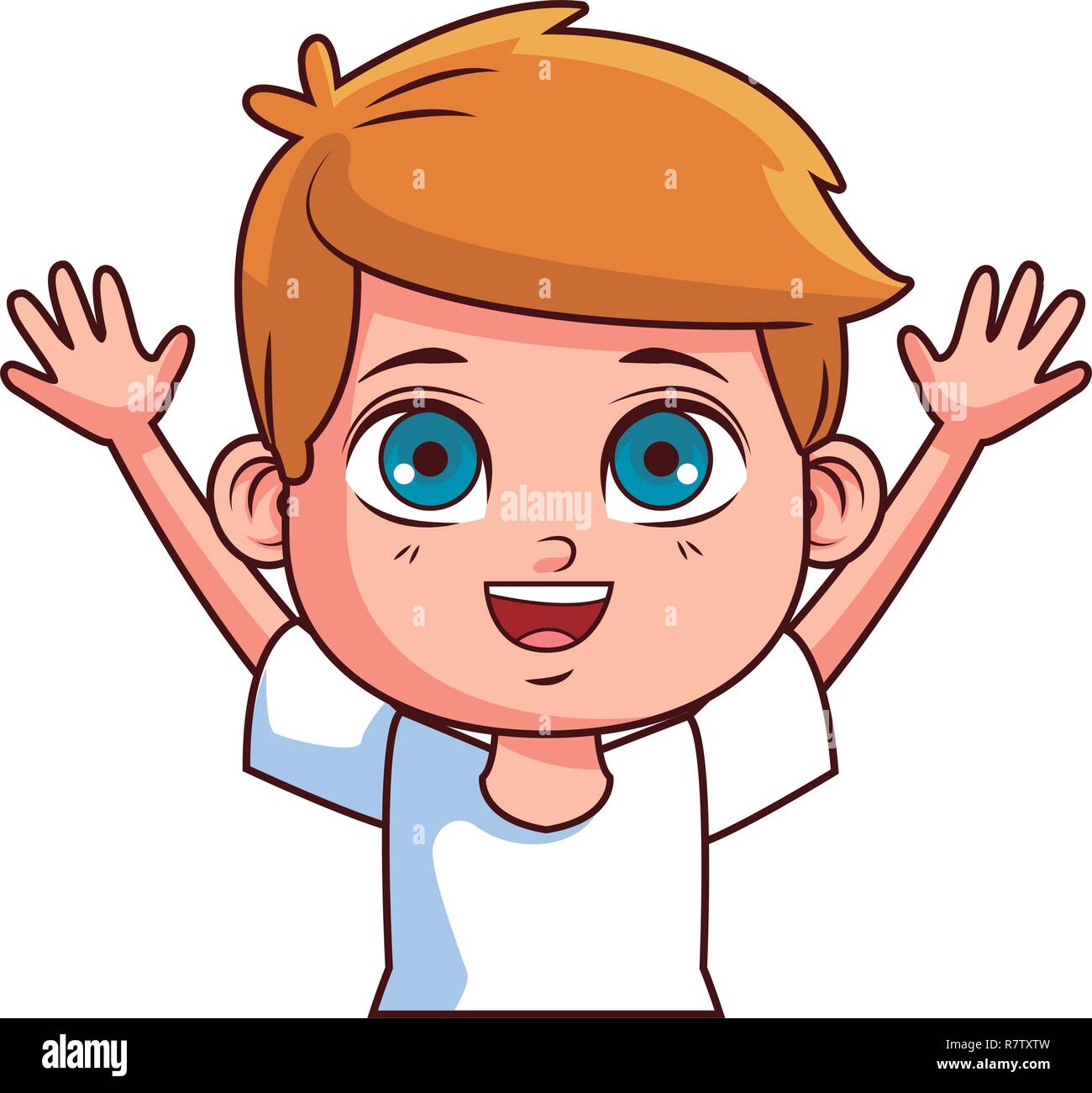 cute boy cartoon Stock Vector Image & Art - Alamy