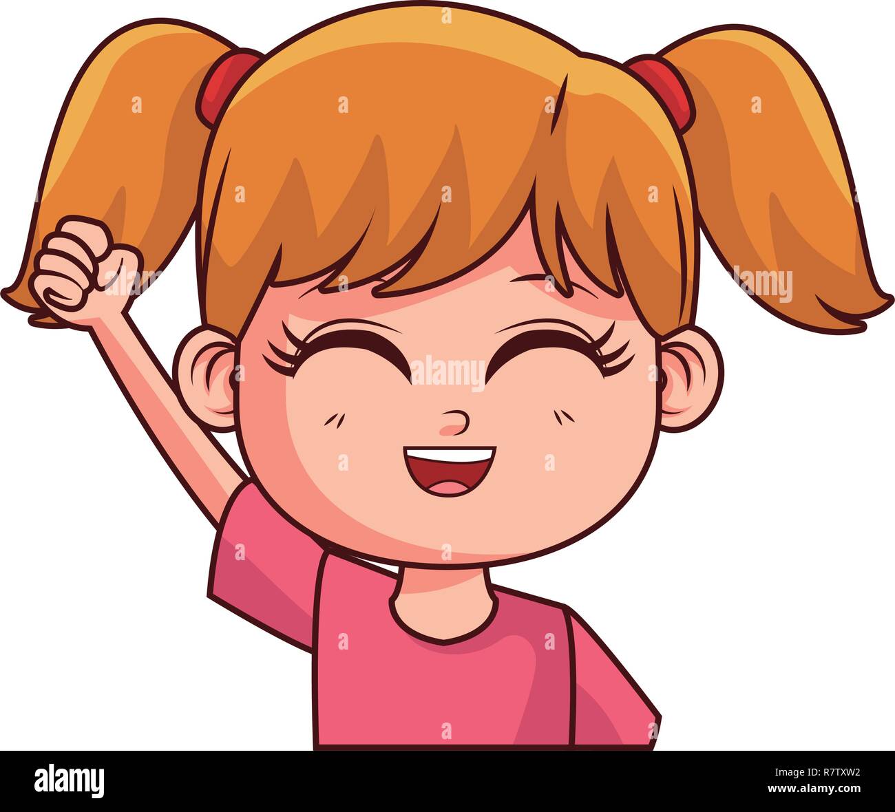 Cute Girl Body Cartoon Stock Vector Image And Art Alamy 