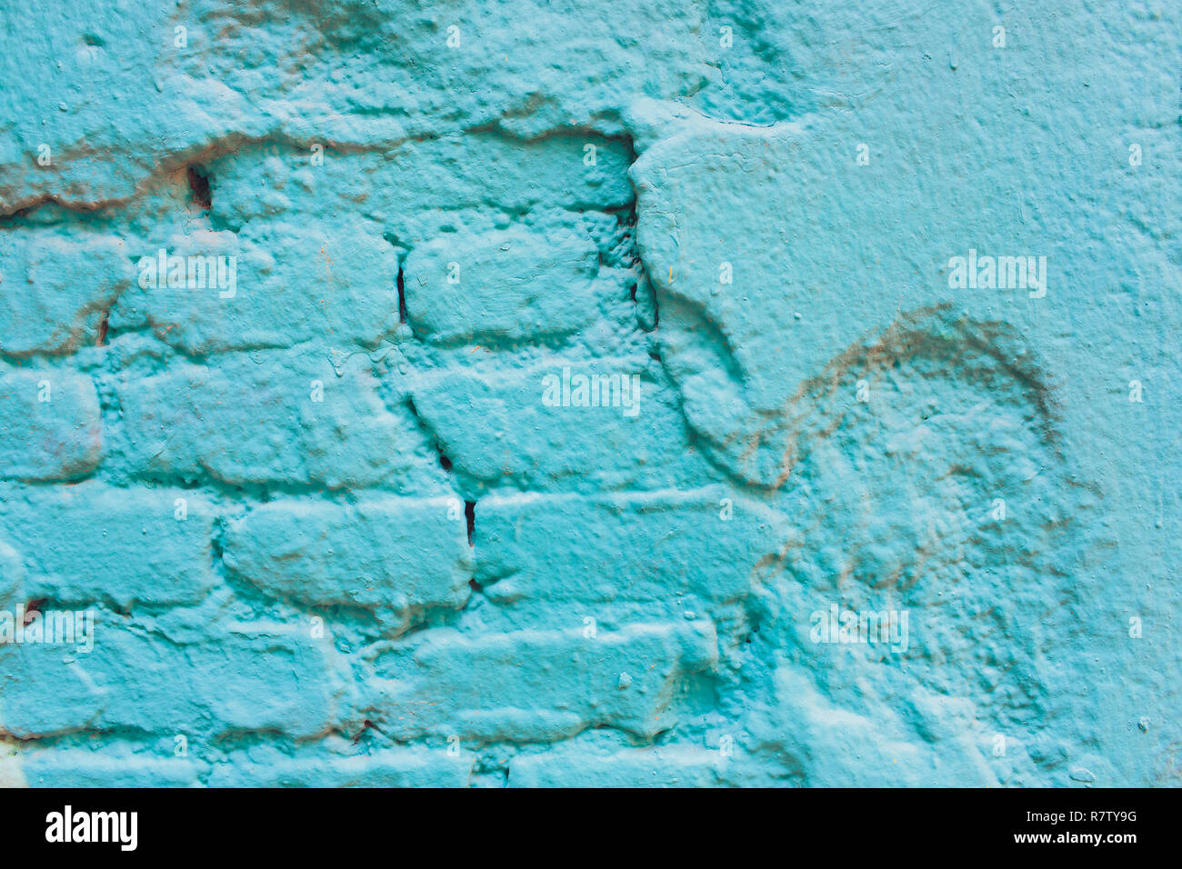concrete wall ight blue color, cement texture background for design ...