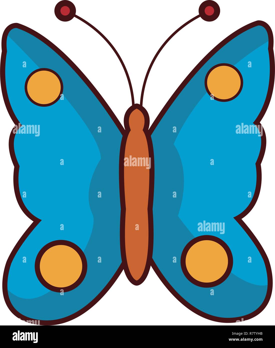 cute butterfly cartoon Stock Vector Image & Art - Alamy