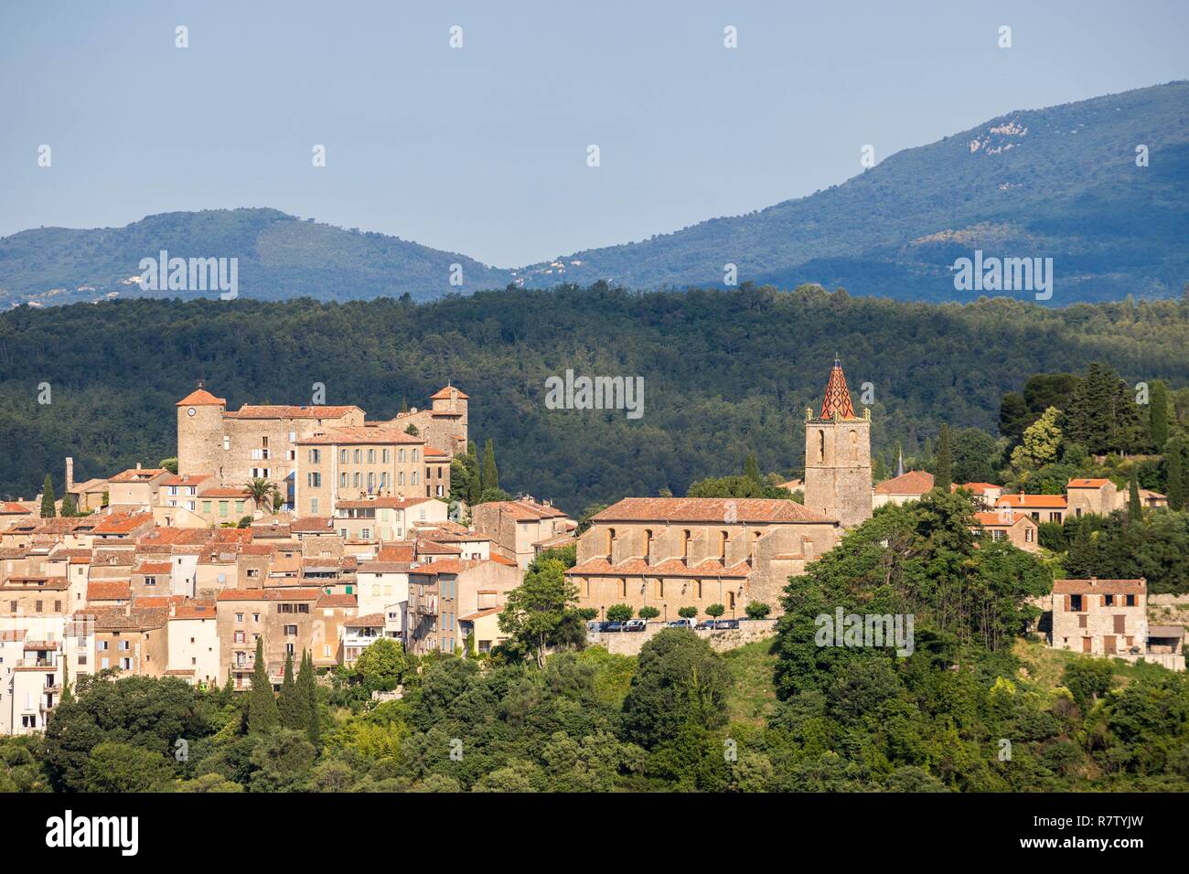 France, Var, Callian, the village Stock Photo - Alamy