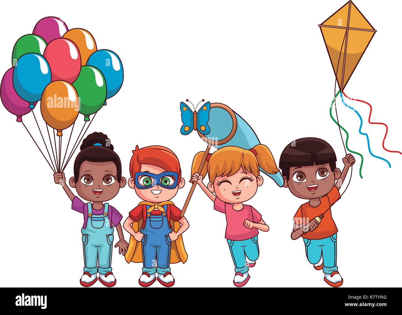 cute children cartoon Stock Vector Image & Art - Alamy