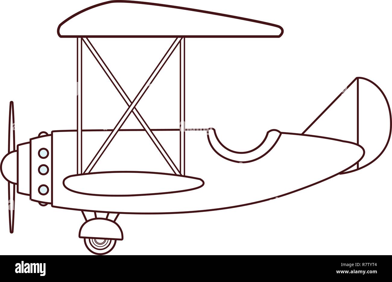 airplane flying cartoon Stock Vector Image & Art - Alamy