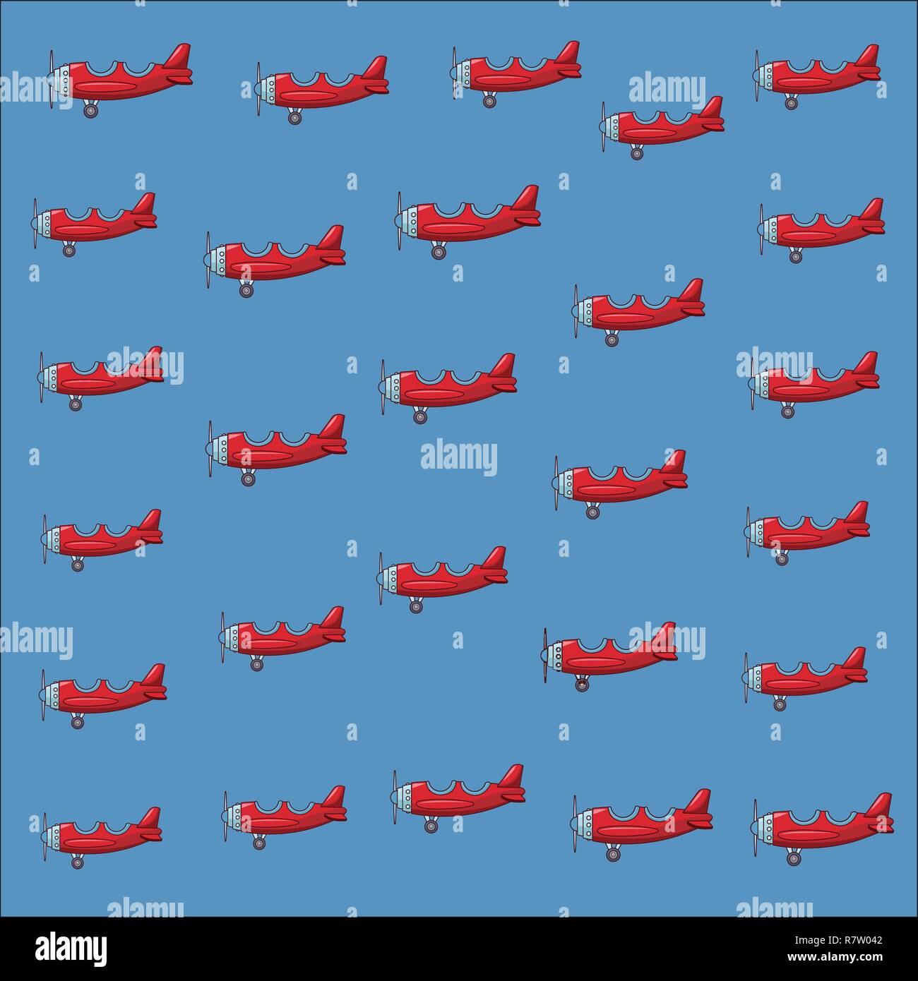 airplane flying pattern cartoon Stock Vector Image & Art - Alamy