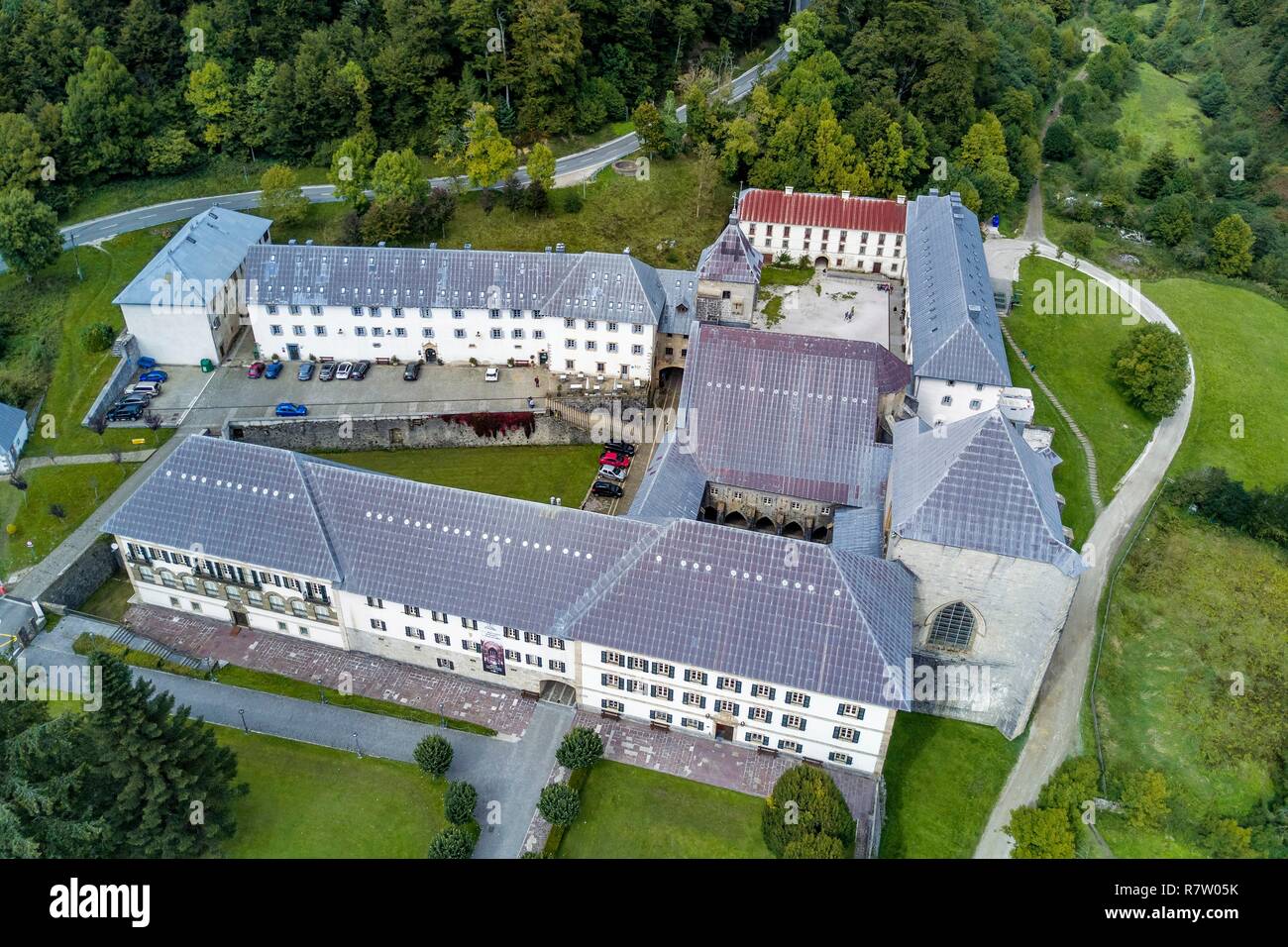 Roncesvalles monastery hi-res stock photography and images - Alamy