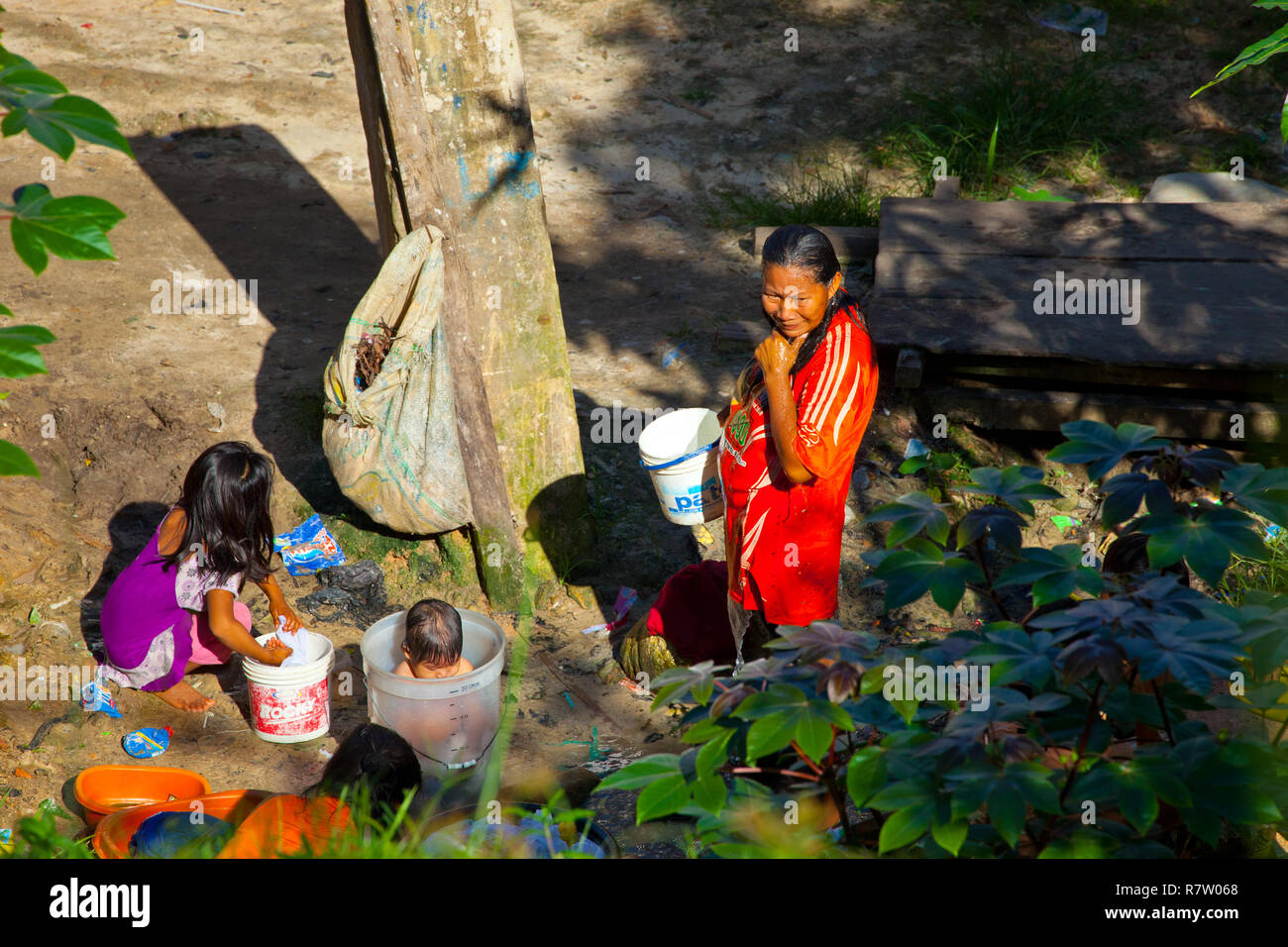 Kids Bathing River High Resolution Stock Photography and Images - Alamy