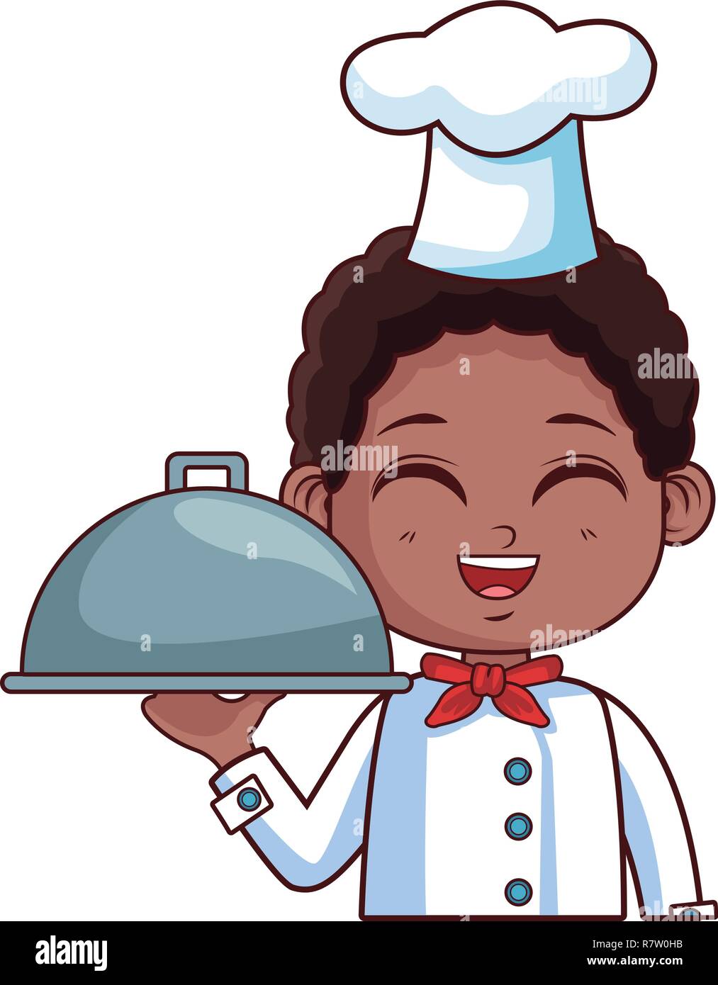 cute chef boy cartoon Stock Vector Image & Art - Alamy