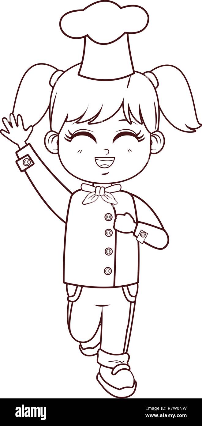 Cute Chef Drawing