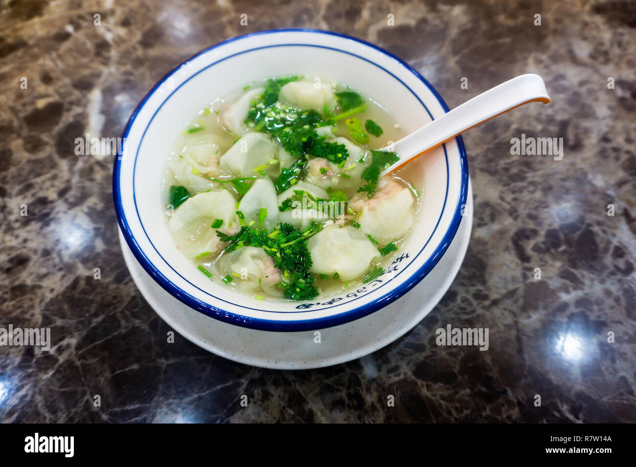 Wantan soup hi-res stock photography and images - Alamy