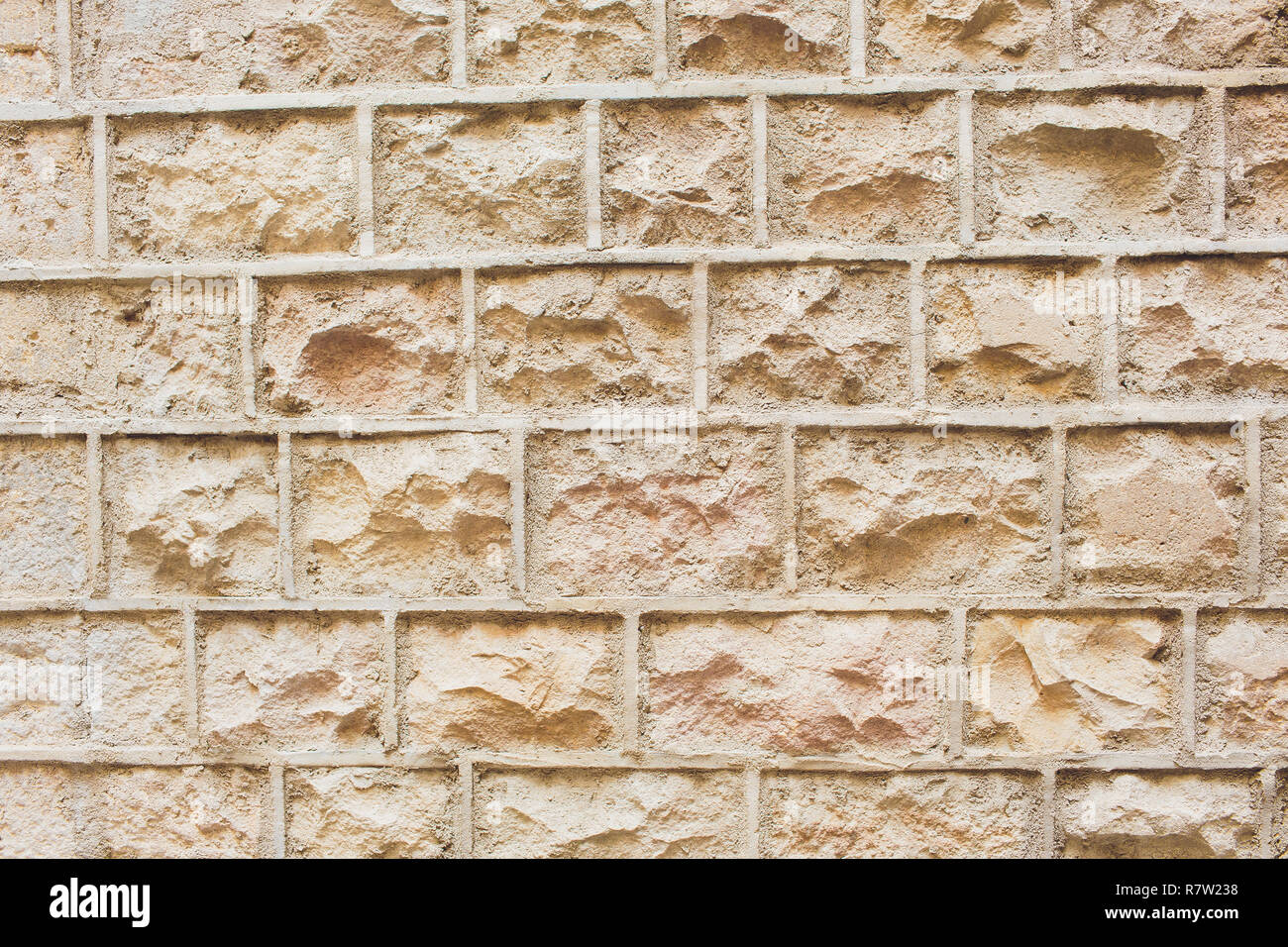 Background old vintage brick wall, real photo Stock Photo - Alamy